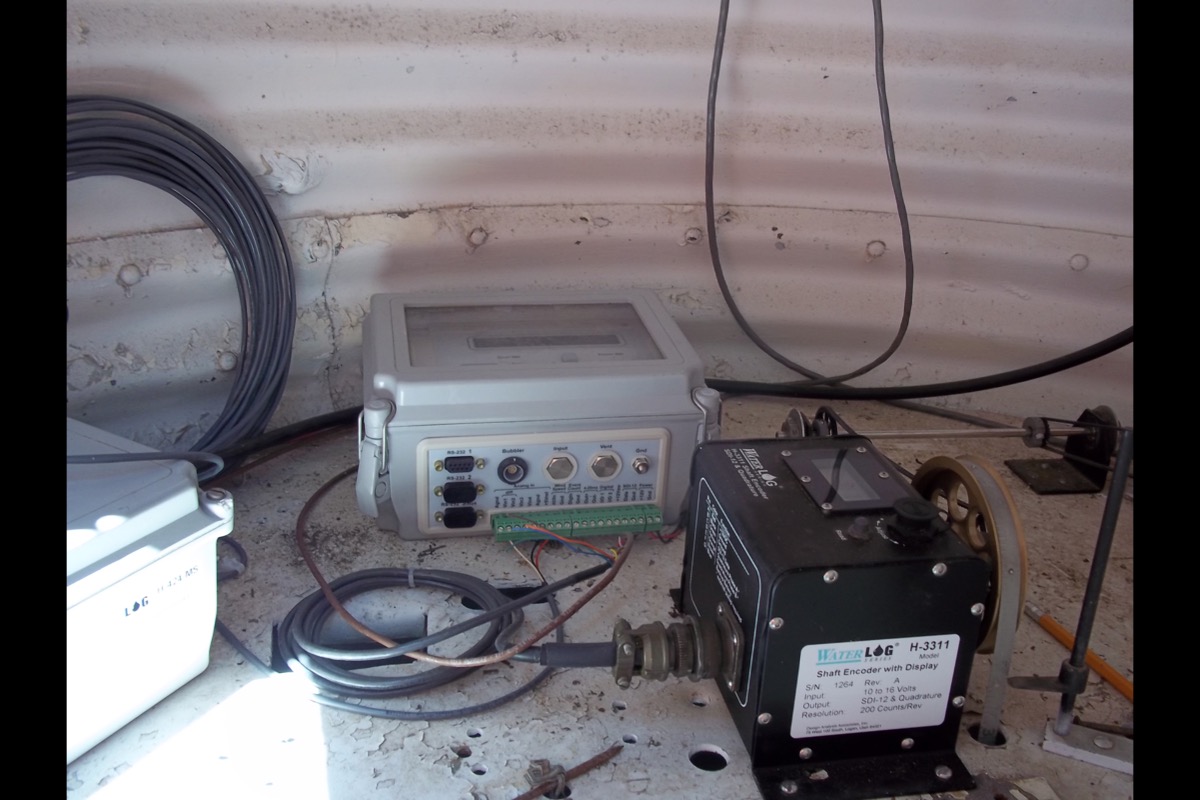 Hydrology > Surface Water Level > Contact > Shaft Encoder/float